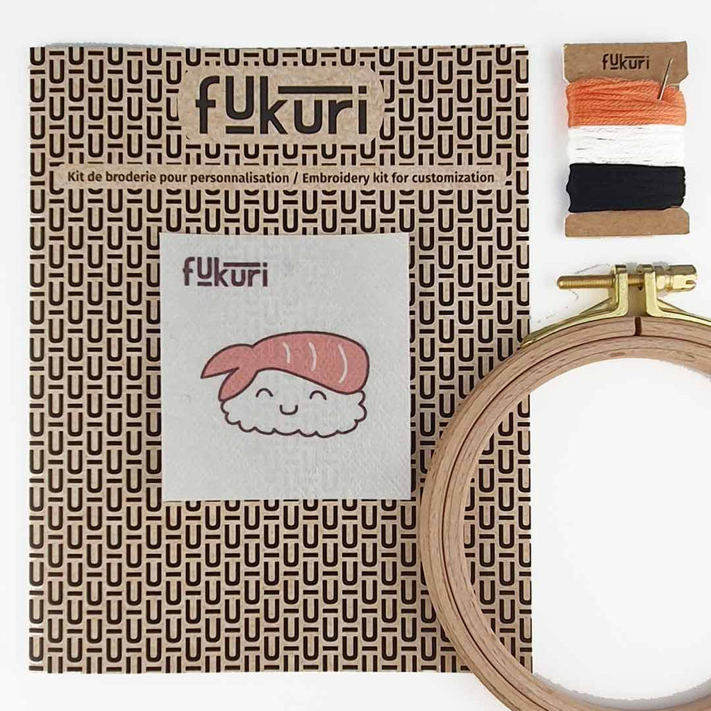 Kit Broderie - sushi crevette – Fukuri