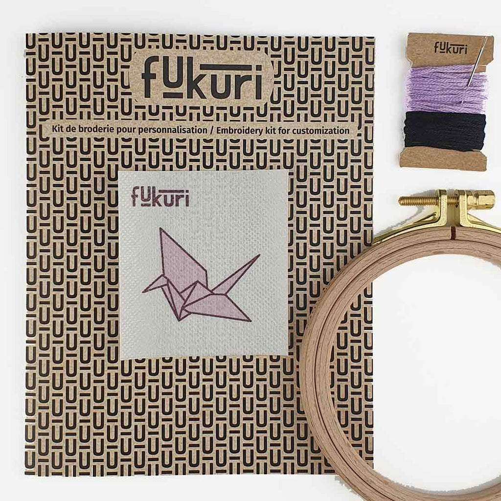 Kit Broderie - origami grue – Fukuri